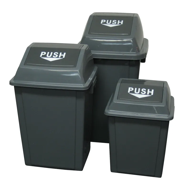 Botes cuadrados con tapa abatible DUST | ZING MEXICO
